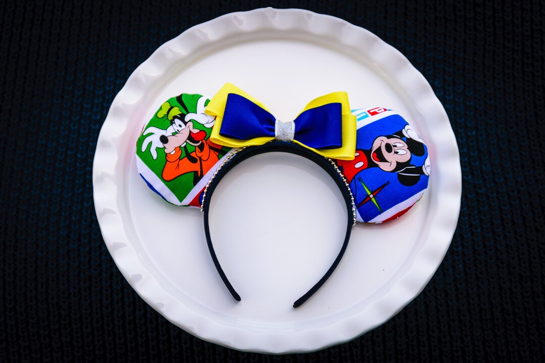 Mickey Ears Headband Disney Headband Ears Goofy Ears Mickey - Etsy