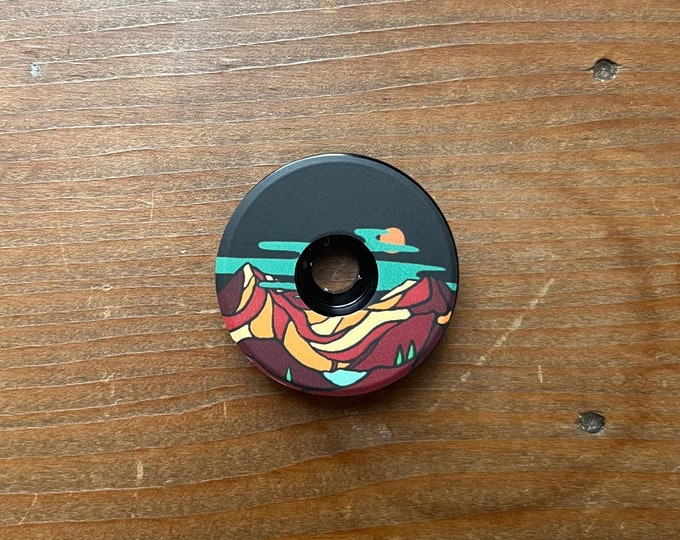 Mountain Drip Top Cap - Etsy