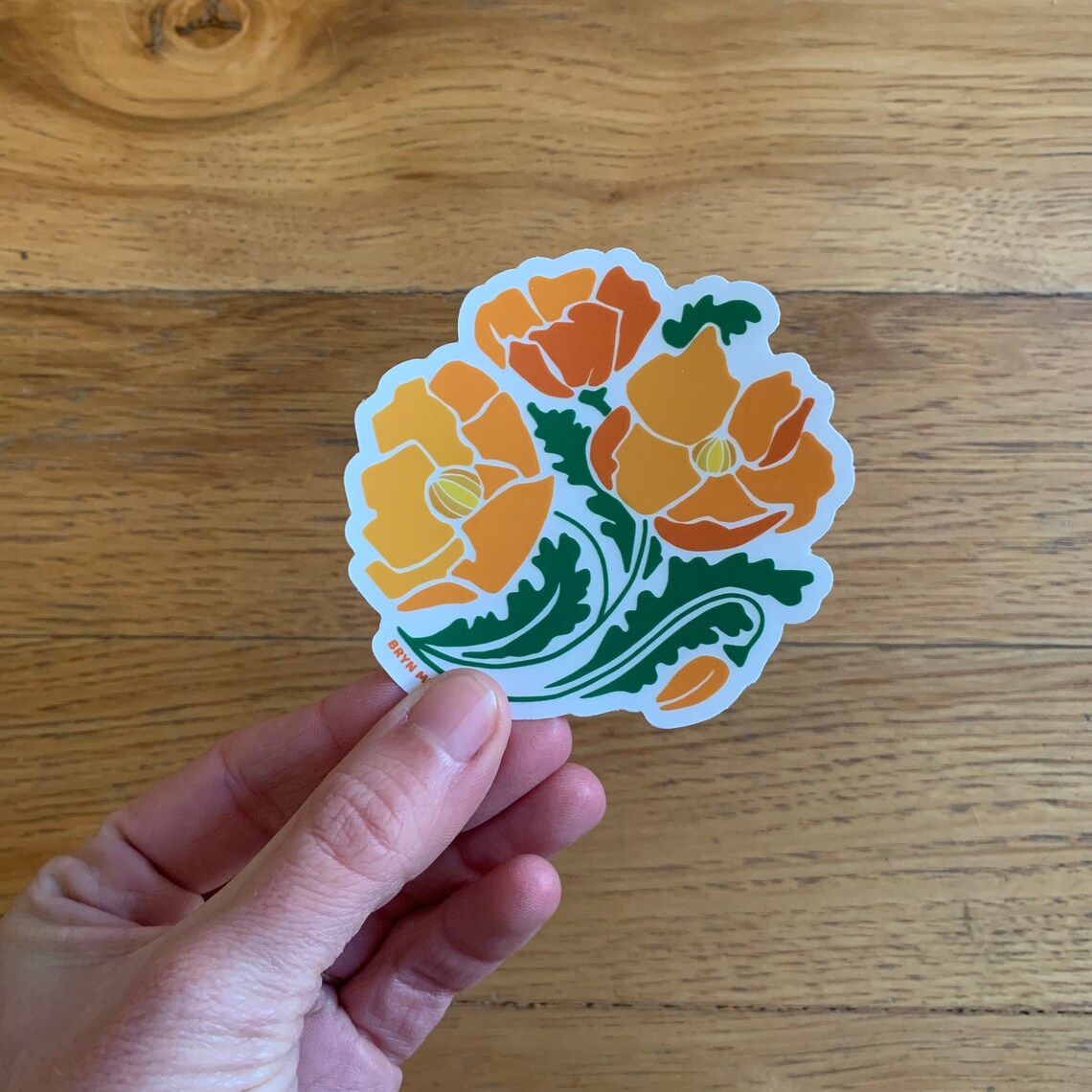 Poppy Sticker | Etsy