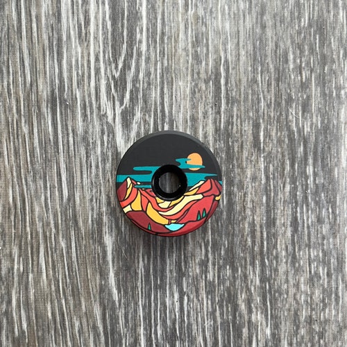 Mountain Drip Top Cap - Etsy