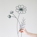 Cosmo Flower Wall Decor; Floral Decor, Wildflower Art, Minimalist Home ...