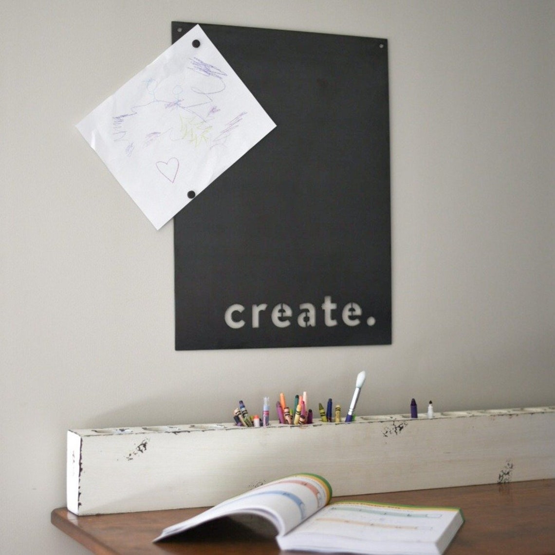 Create. Magnetic Board Wall Decor - Etsy