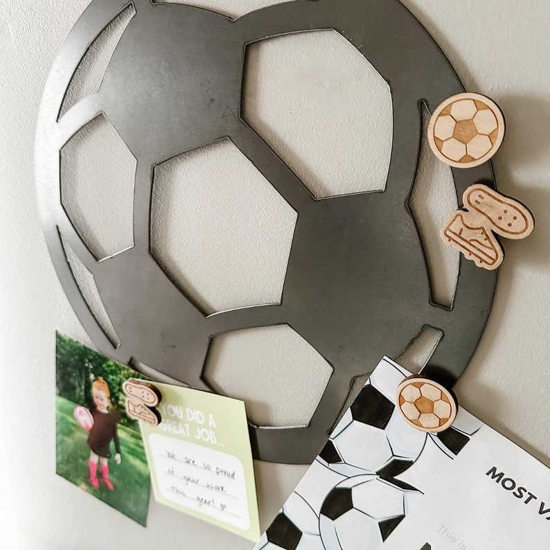 Soccer Magnetic Wall Decor Sign - Etsy