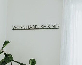 Be Kind Work Hard - Etsy