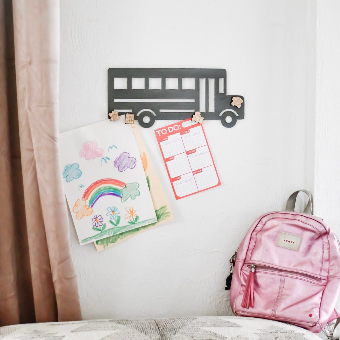 School Bus Wall Decor - Etsy