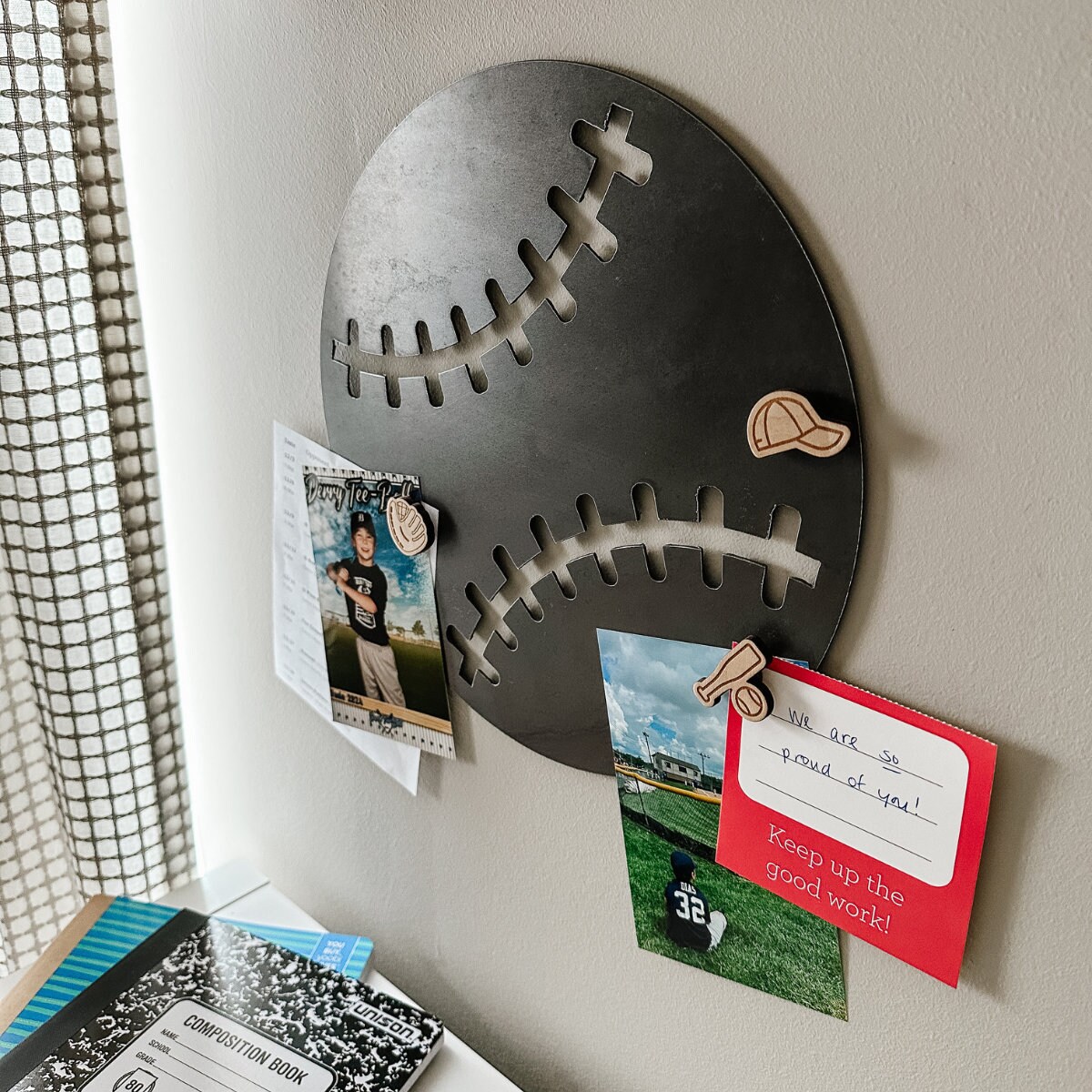 Baseball Magnetic Wall Decor Sign - Etsy