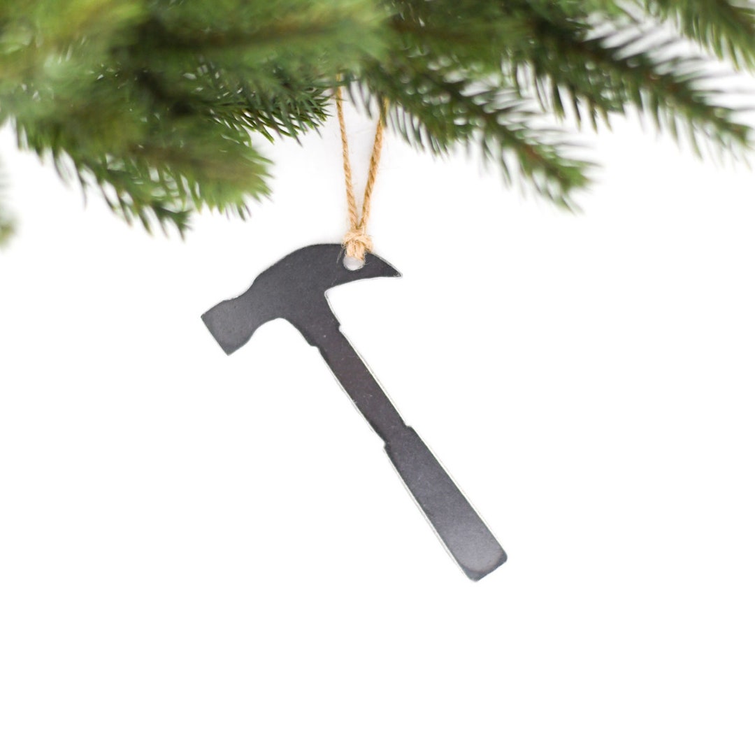 Hammer Ornament: Construction Ornament for Dad, Tool Ornament, Mens ...