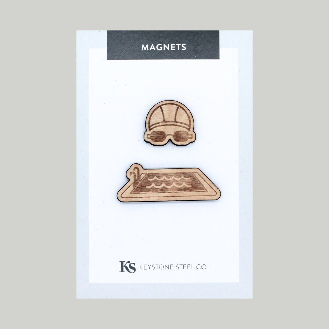 Swimmers Magnet Pack of 2: Gift for Divers Swim Team Present ...