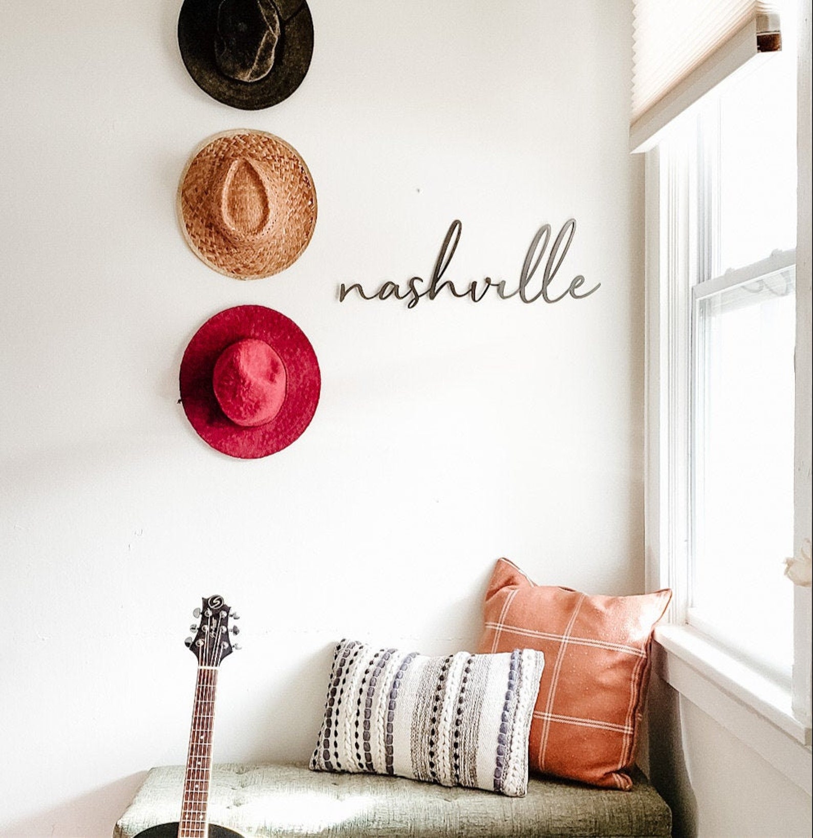 Nashville Script Wall Decor - Etsy