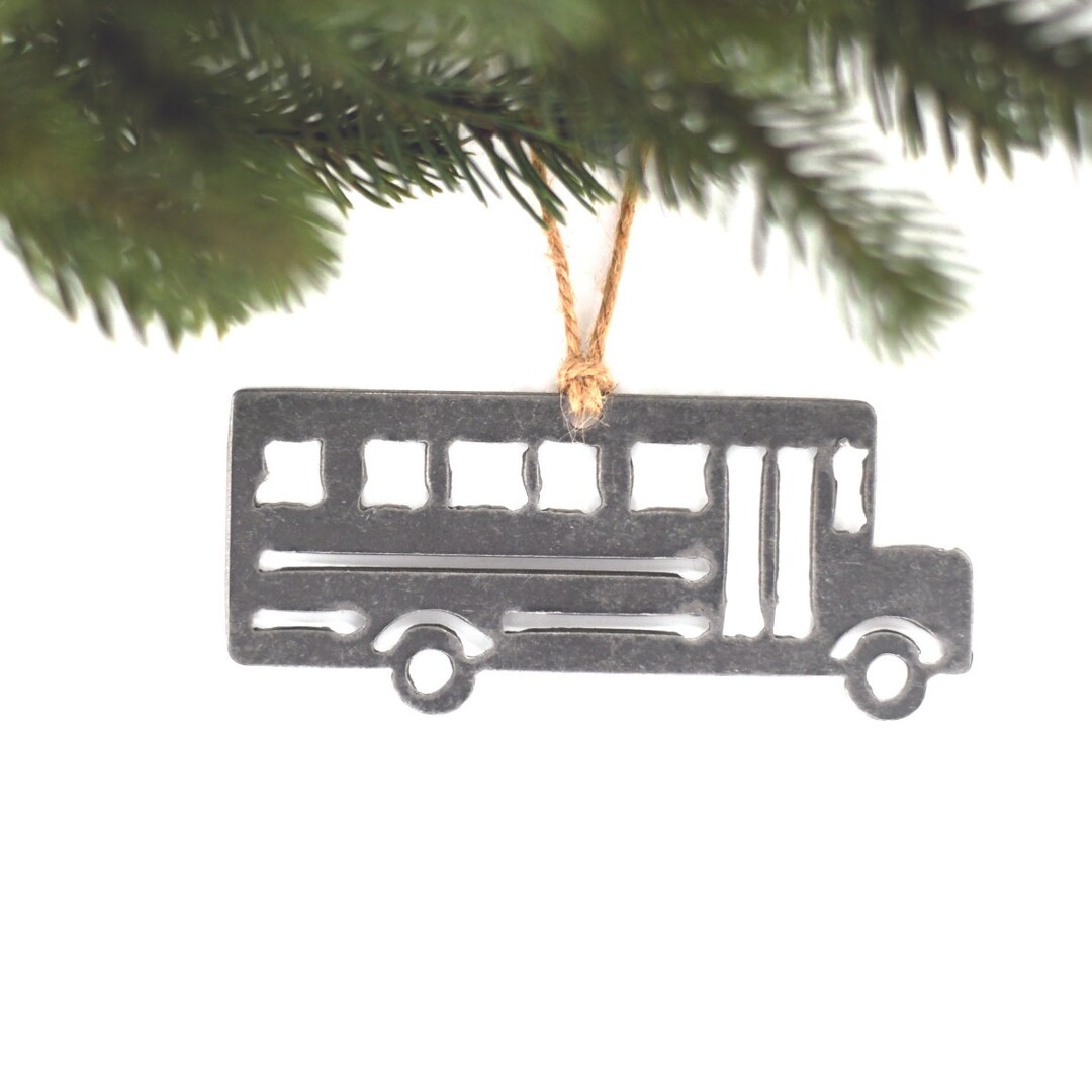 School Bus Ornament: Best School Bus Driver Christmas Ornament ...