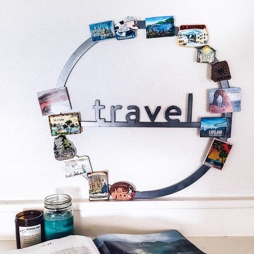 Travel Circle Wall Decor | Etsy