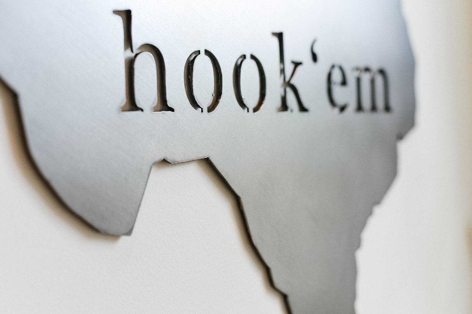 Texas Hook ‘em Wall Decor - Etsy