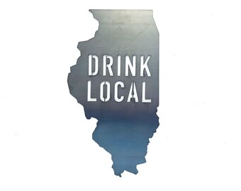 DRINK LOCAL Ohio Sign Bar Signs Man Cave Den Signs Pub | Etsy