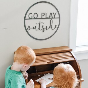 Go Play Outside Wall Decor - Etsy