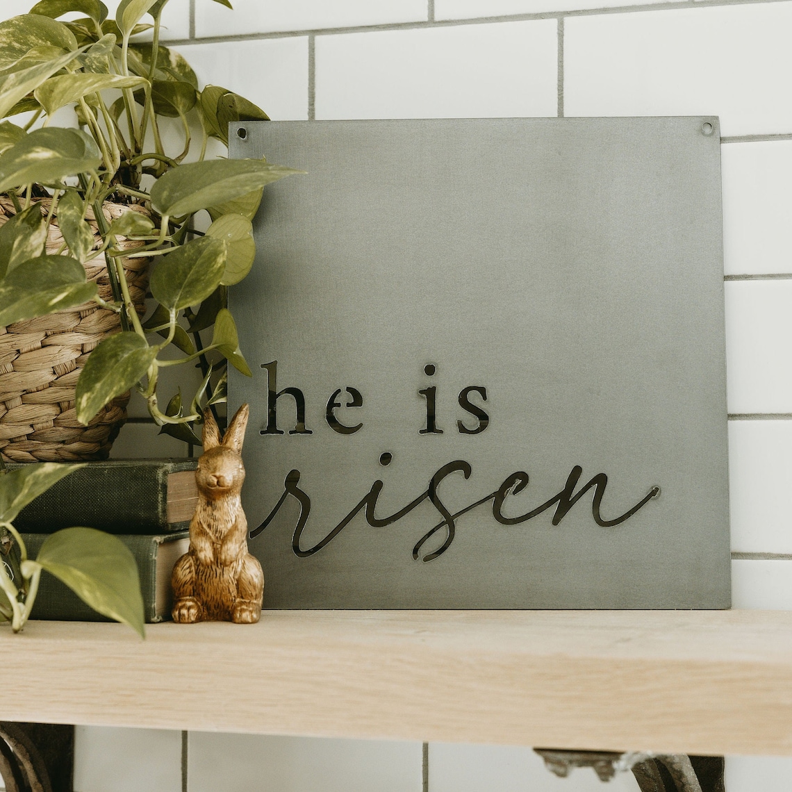 He is Risen Wall Decor. Easter Decorations, Christian Easter, Easter ...