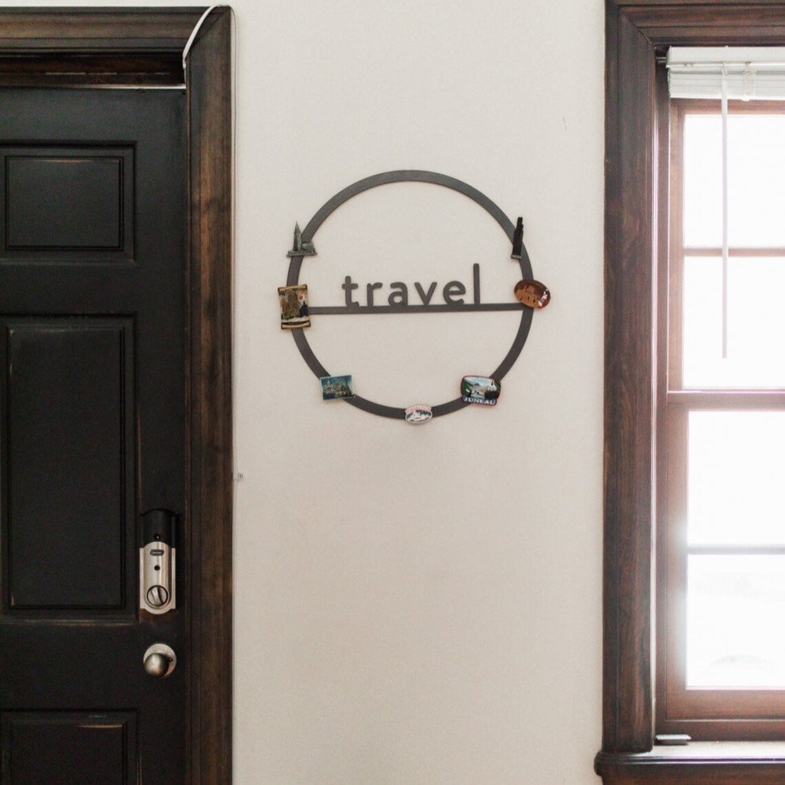 Travel Circle Wall Decor - Etsy