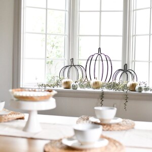 Pumpkin Wall Decor, Set of 3 Assorted Pumpkins - Etsy