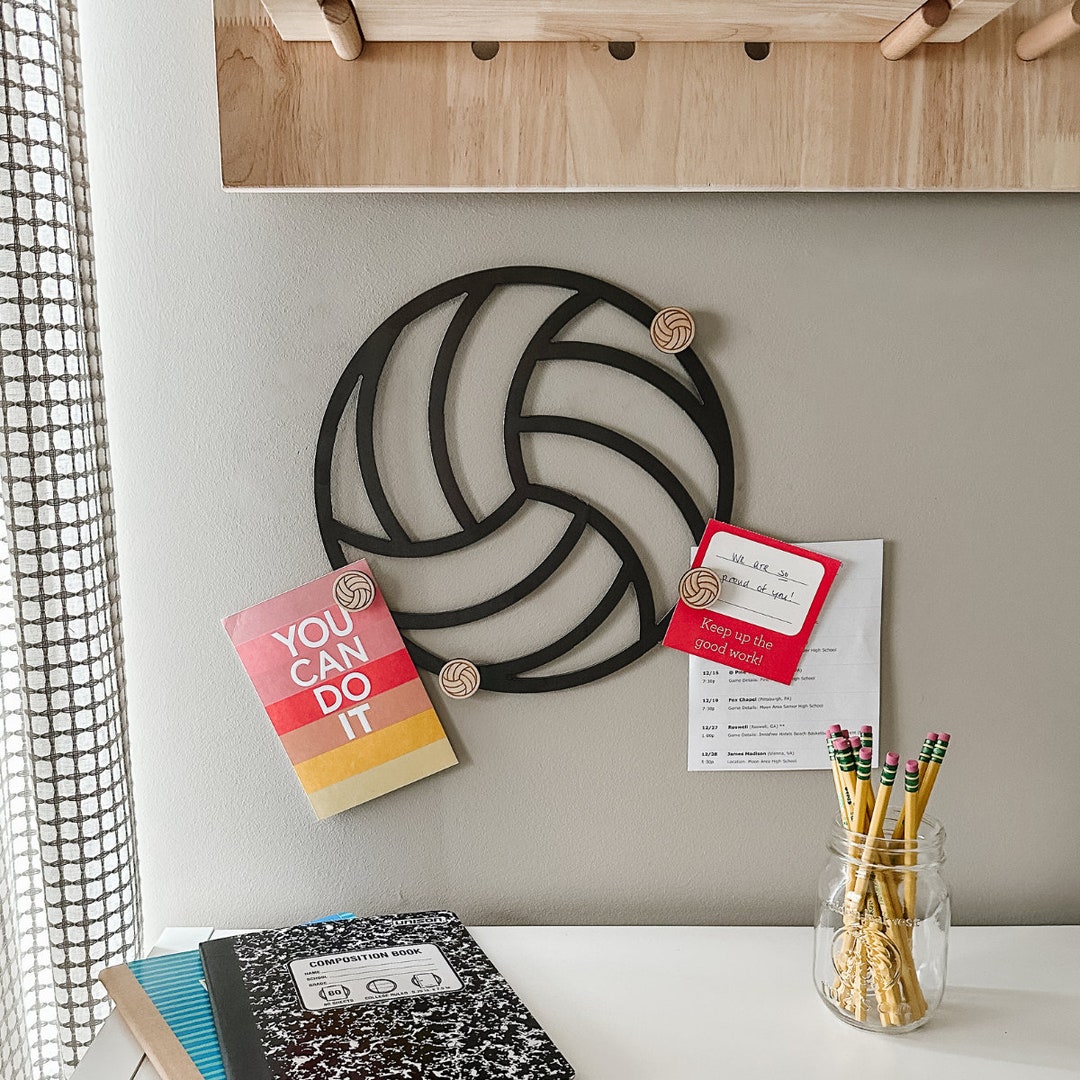Volleyball Magnetic Wall Decor Sign - Etsy