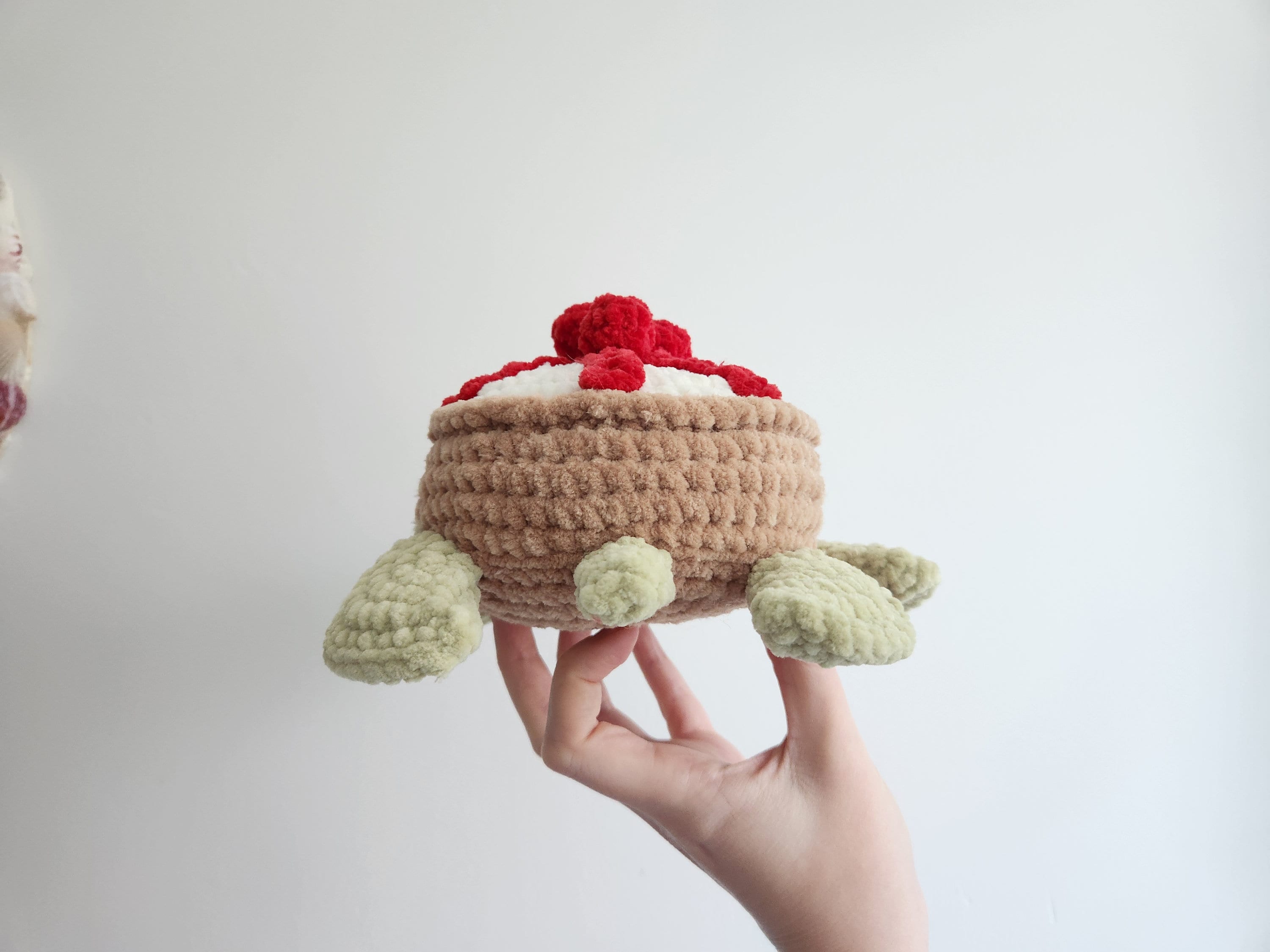 Crochet Cheesecake Turtle, Crochet Turtle, Turtle Plush, Turtle Stuffy ...
