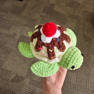 Crochet Ice Cream Turtle, Crochet Turtle, Crochet Ice Cream ...
