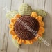 Crochet Sunflower Turtle PATTERN Crochet Turtle Pattern - Etsy