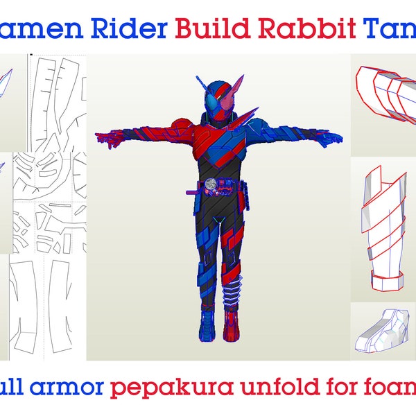 Kamen Rider Pepakura - Etsy