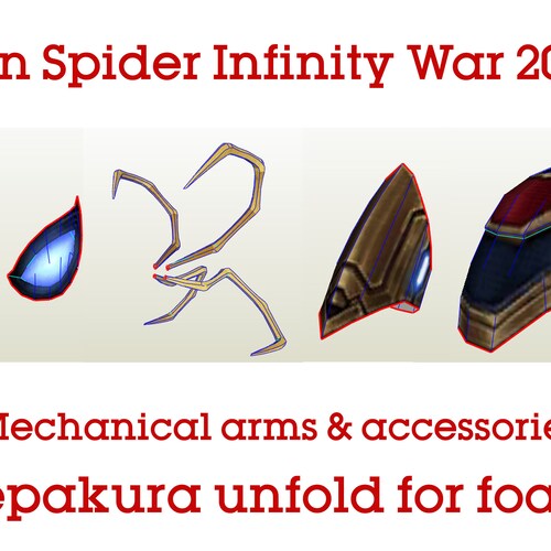 Iron Spider Mechanical Arms & Accessories Avengers Infinity | Etsy