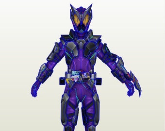 Kamen Rider Build Rabbit Tank Full Armor Pepakura Unfold for Foam - Etsy