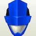 Lupin Blue Lupinrangers Helmet Pepakura Unfold for Foam - Etsy Canada
