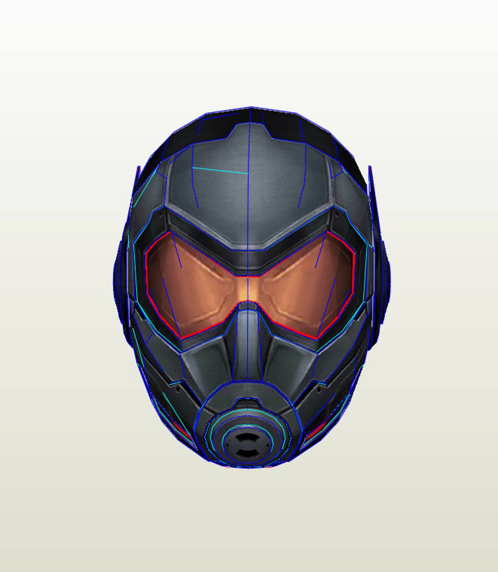 Wasp 2018 Ant-man and the Wasp Movie Helmet Pepakura Unfold for Foam - Etsy
