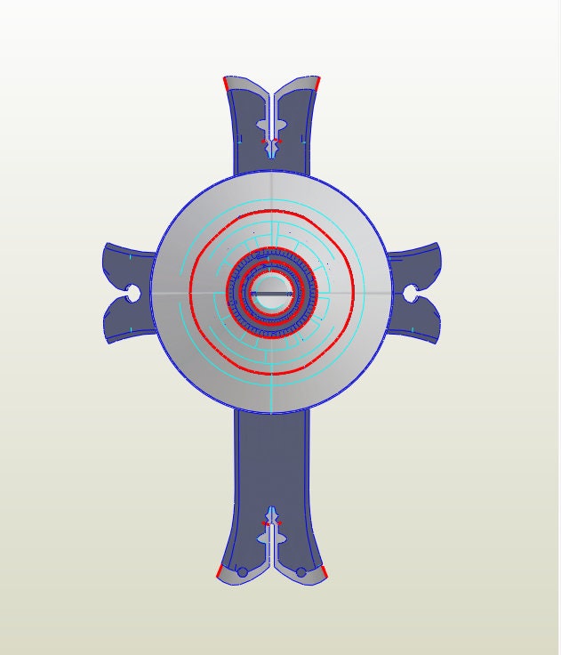 Fate Mash Kyrielight Shielder Shield Pepakura Unfold for Foam - Etsy