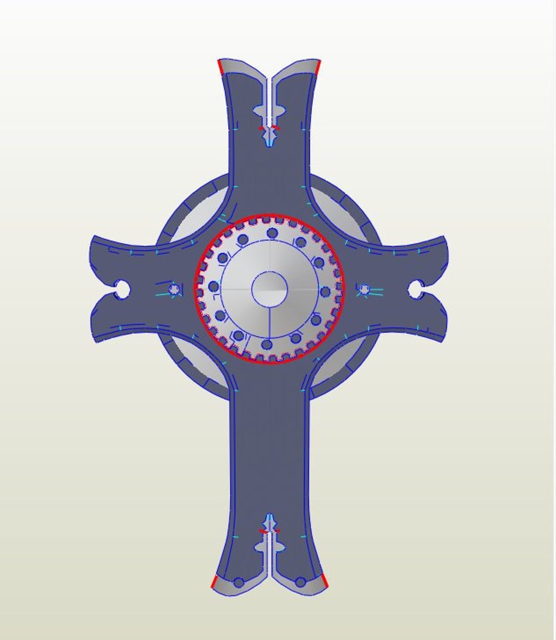 Fate Mash Kyrielight Shielder Shield Pepakura Unfold for Foam - Etsy