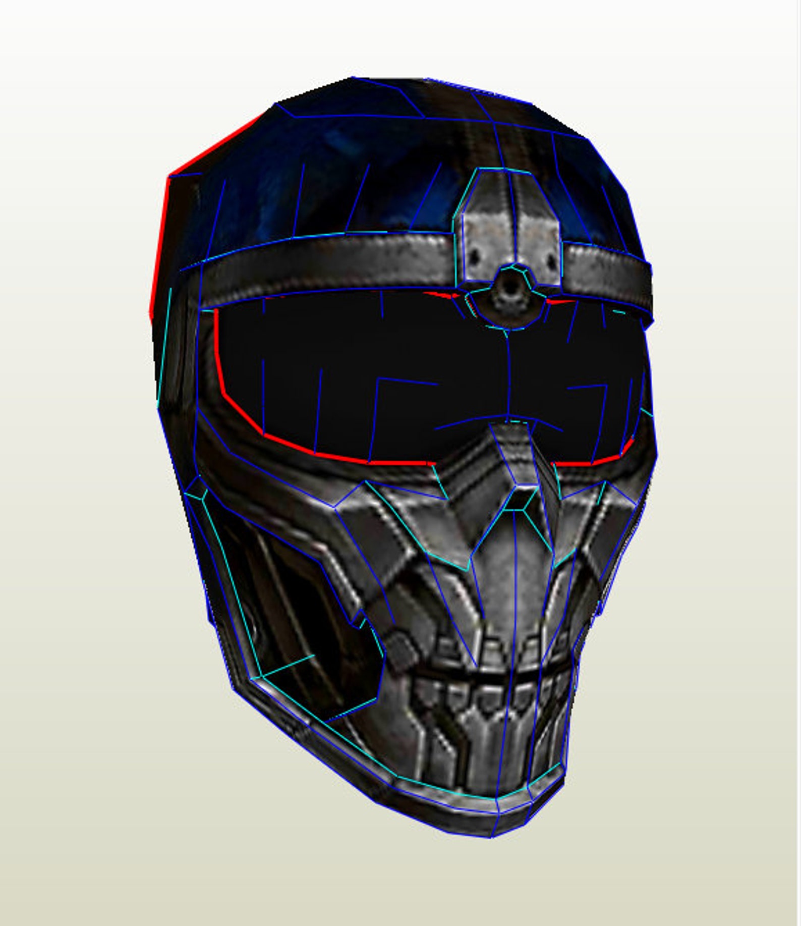 Taskmaster Full Armor Pepakura Unfold for Foam - Black Widow Movie 2020 ...