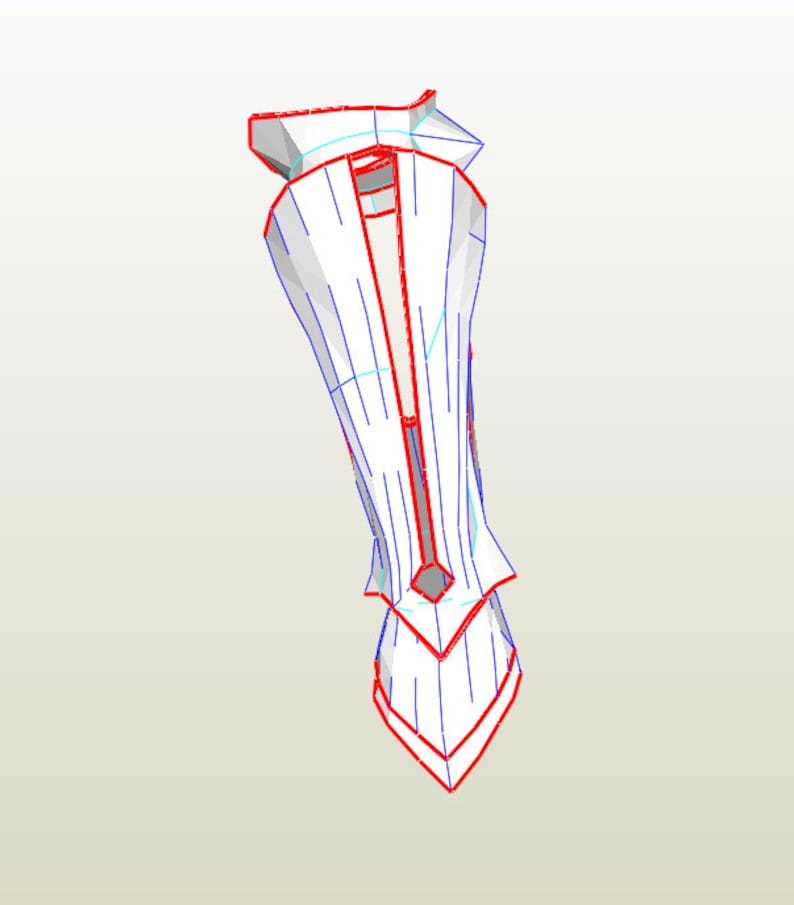 Fate/extella Link Charlemagne Full Armor & Weapon Pepakura Unfold for ...