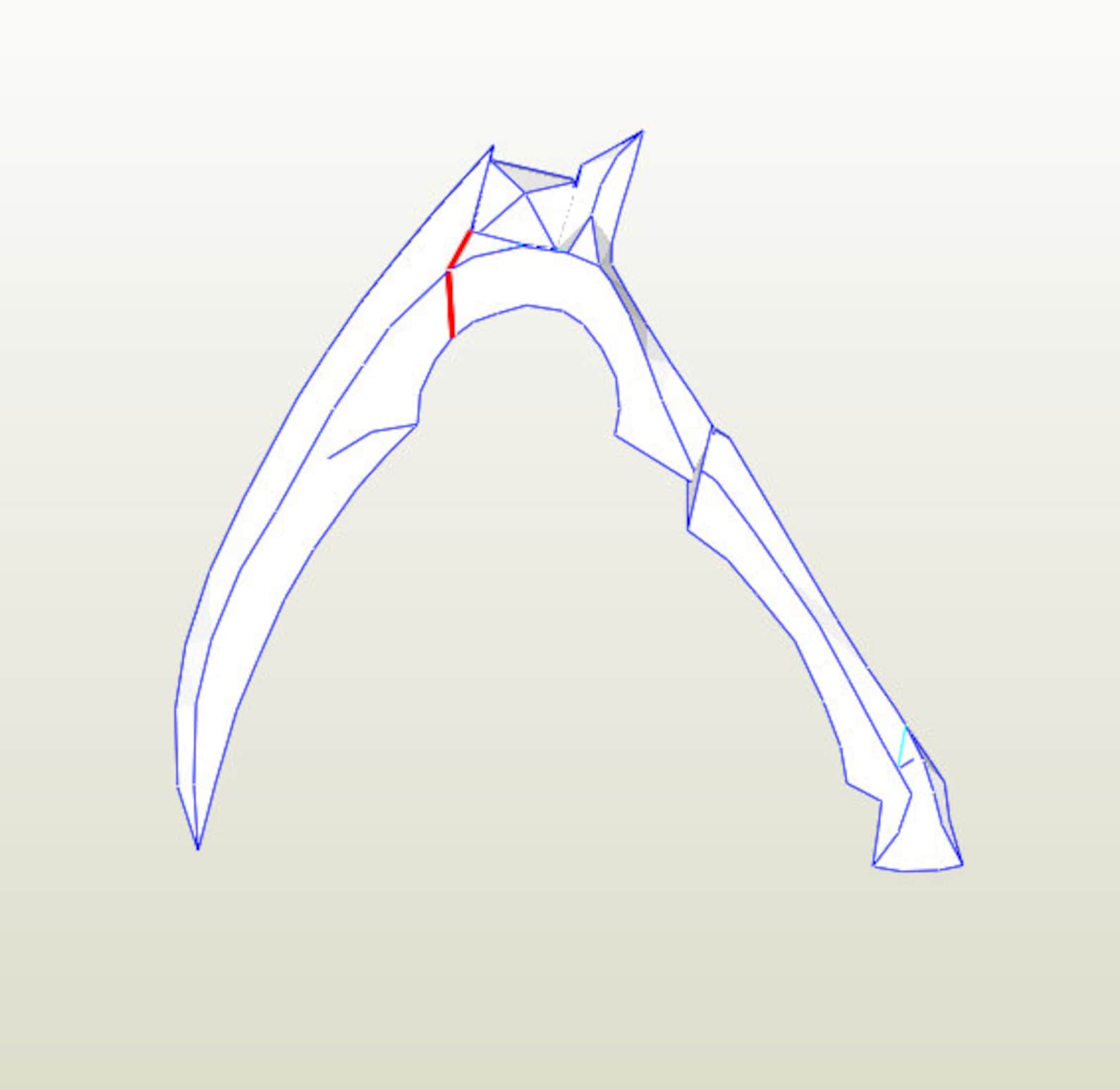 K/DA Akali League of Legends Weapons Pepakura Unfold for Foam - Etsy