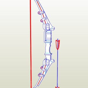 Taskmaster Weapons Pepakura Unfold for Foam Black Widow Movie 2020 - Etsy