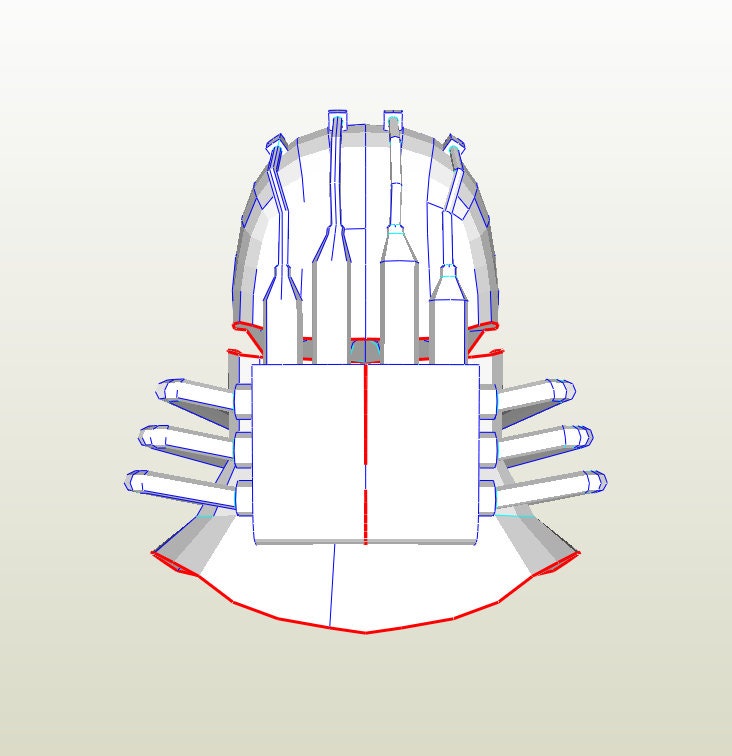 All for One Mask (helmet) Pepakura Unfold for Foam - Etsy