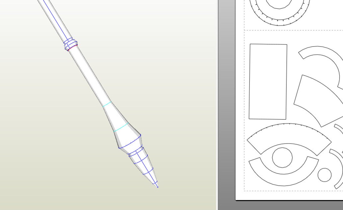 Fate Scathach Armor & Weapon Pepakura Unfold for Foam - Etsy