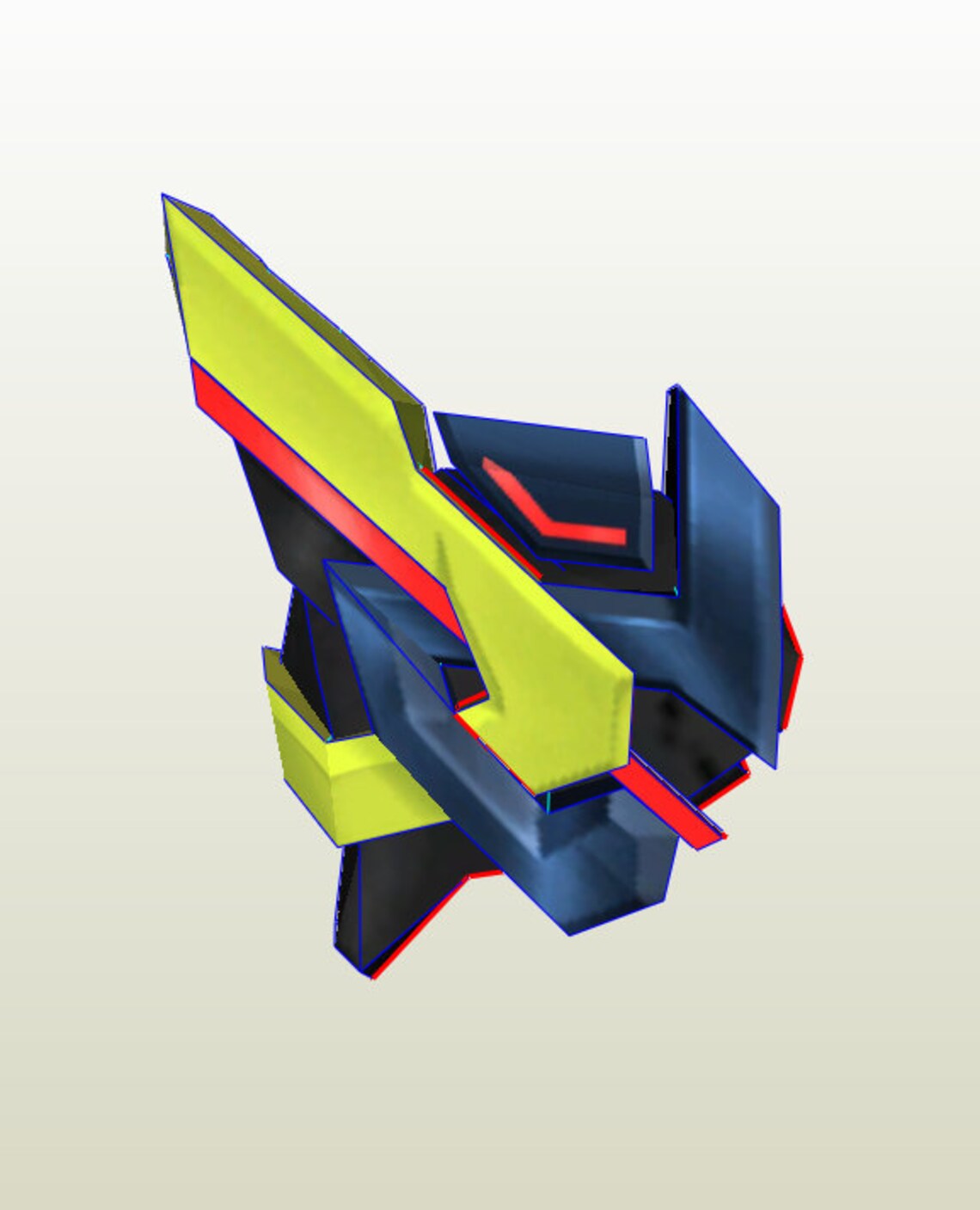 Kamen Rider Zero One Shining Assault Hopper Full Armor Pepakura Unfold ...