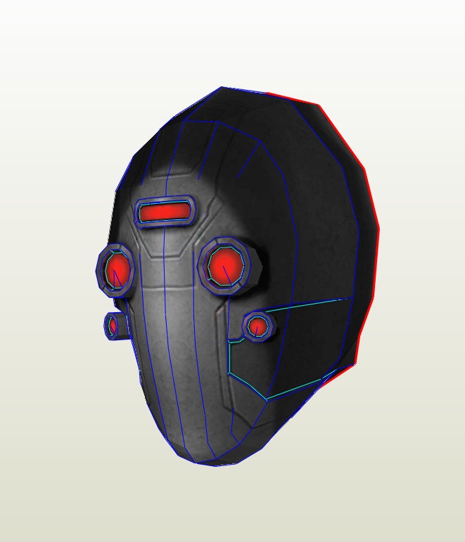 Ghost 2018 Ant-man and the Wasp Movie Helmet ( Faceshell ) Pepakura ...