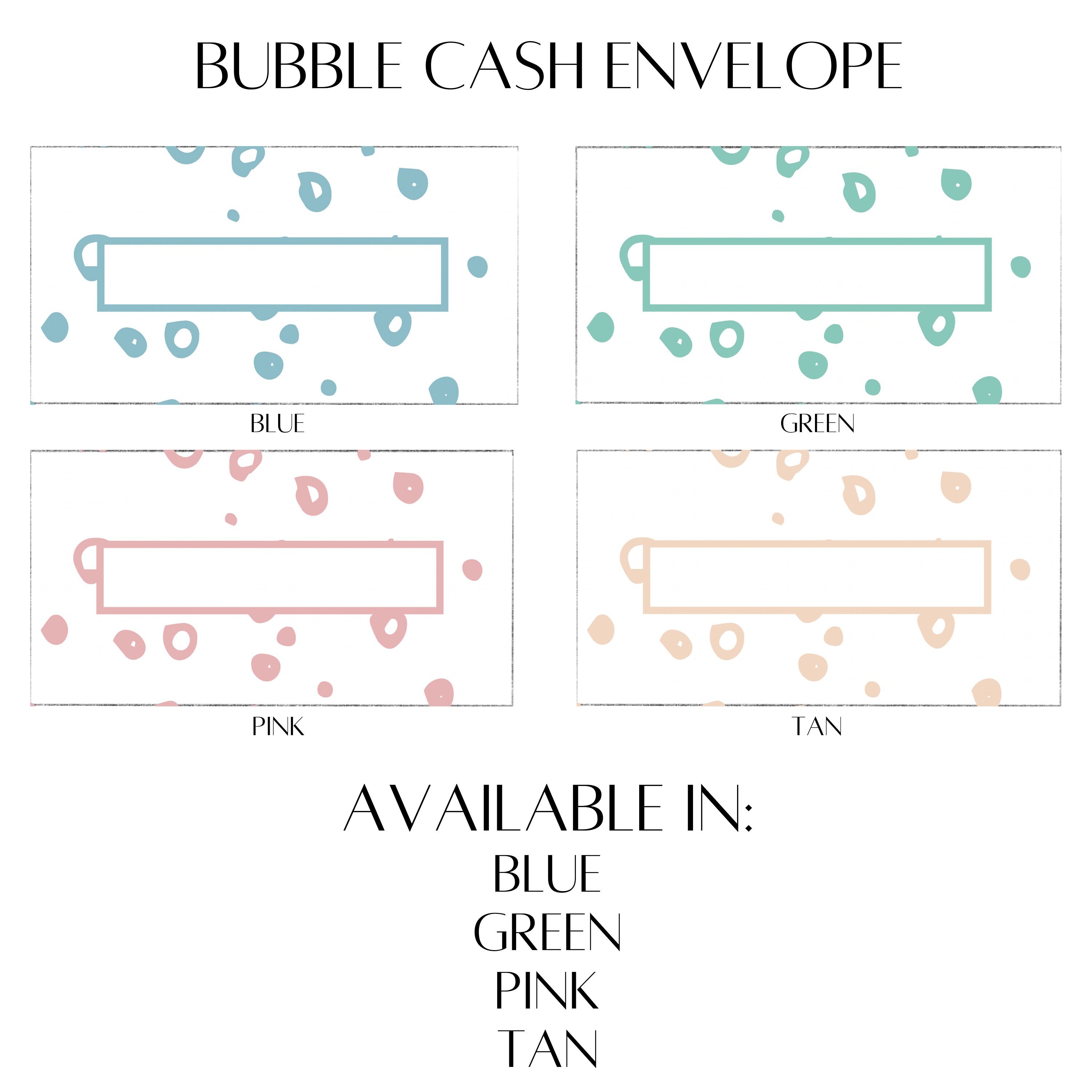 Custom Text Cash Envelope (printable) | Pattern Names A - C - Etsy