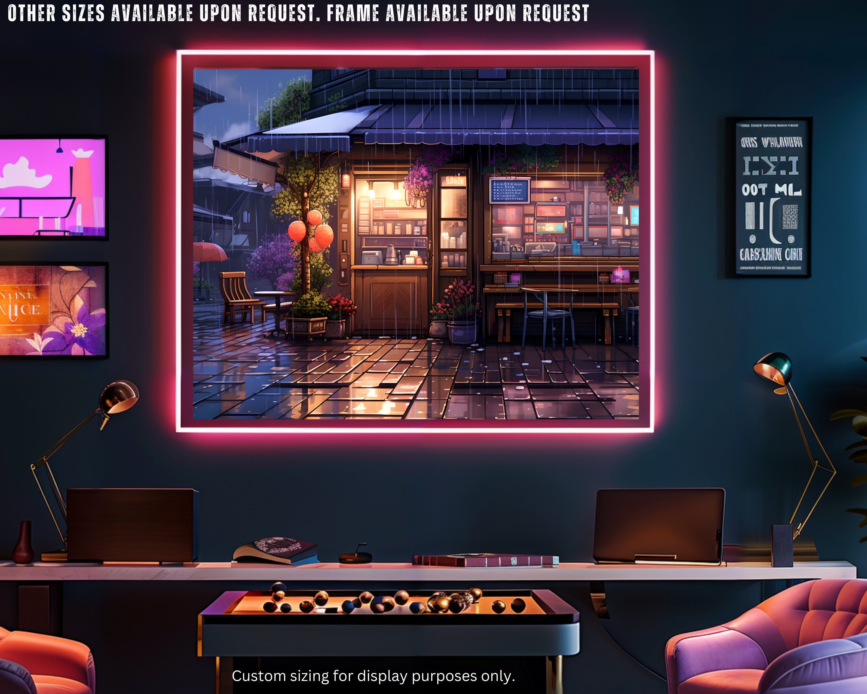 8 Bit Pixel Art Lofi Street Art Print Lofi Art Nostalgic Wall - Etsy