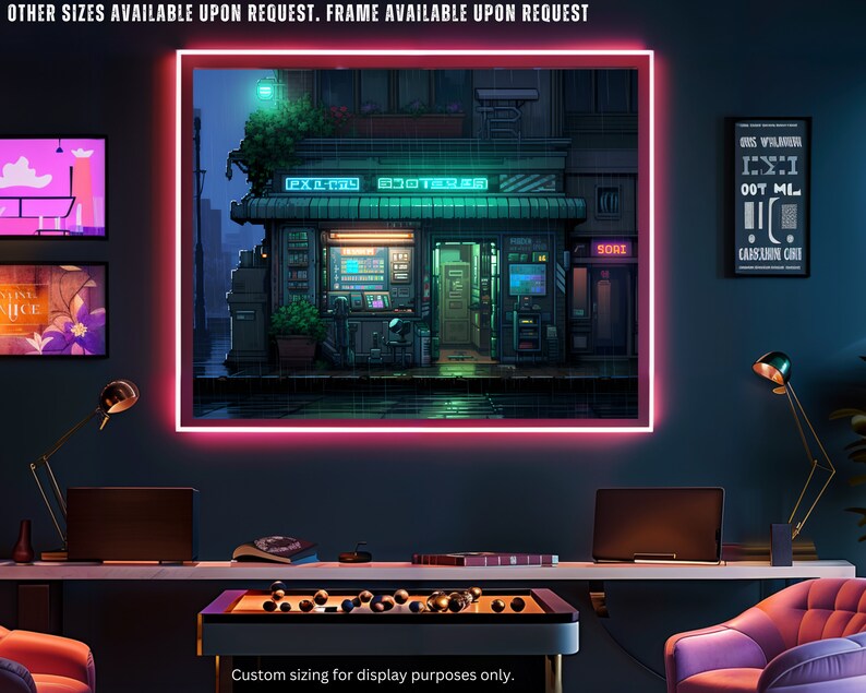 Lo-fi Pixel Art Posters Lofi Aesthetic Art Video Game Posters - Etsy