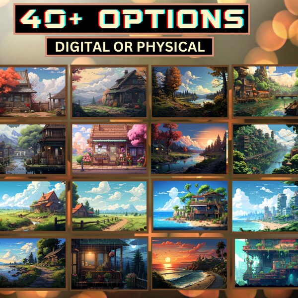 Pixel Art Print - Etsy