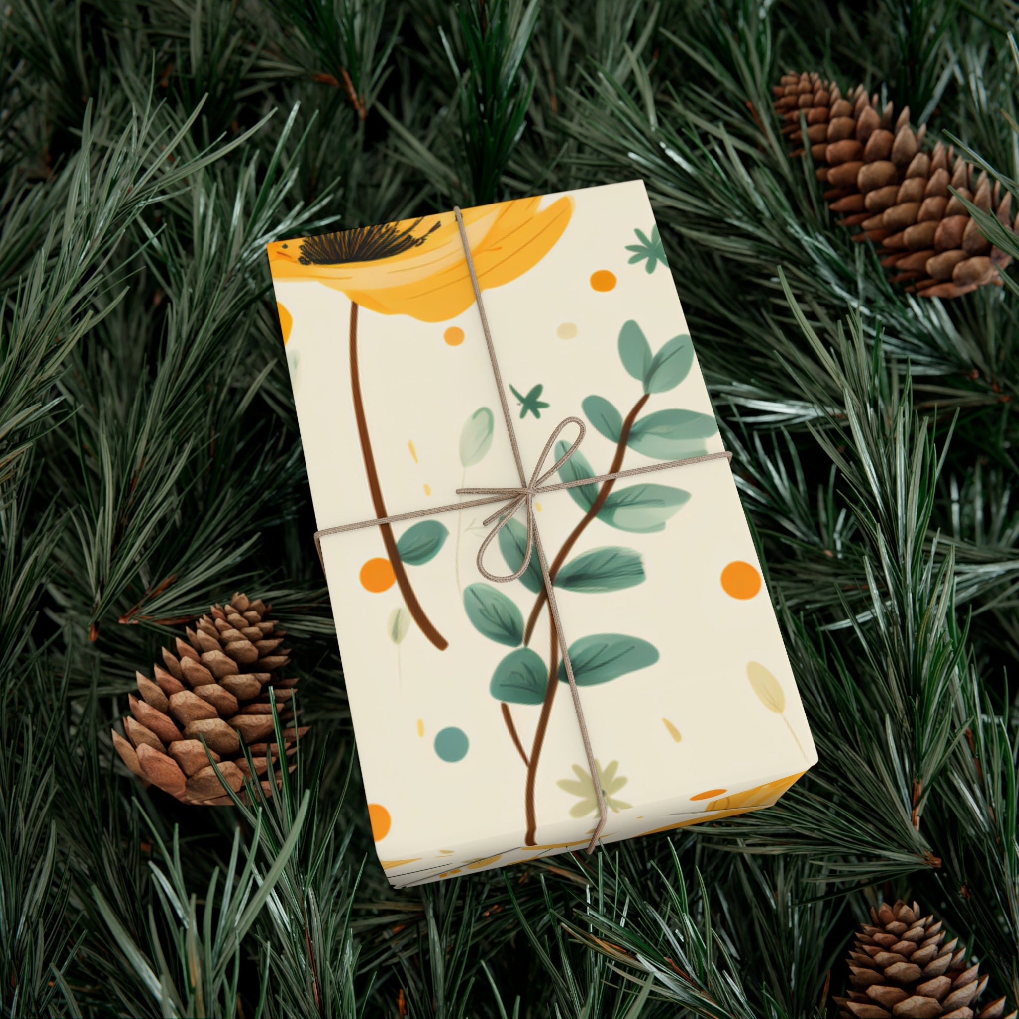 Floral Gift Wrap Fun Wrapping Paper Gift Wrap for Her Chic Wrapping ...