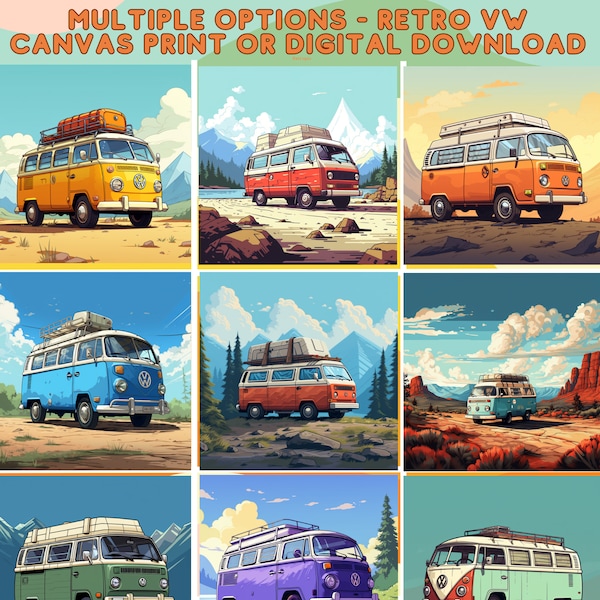 Vw Van Art - Etsy