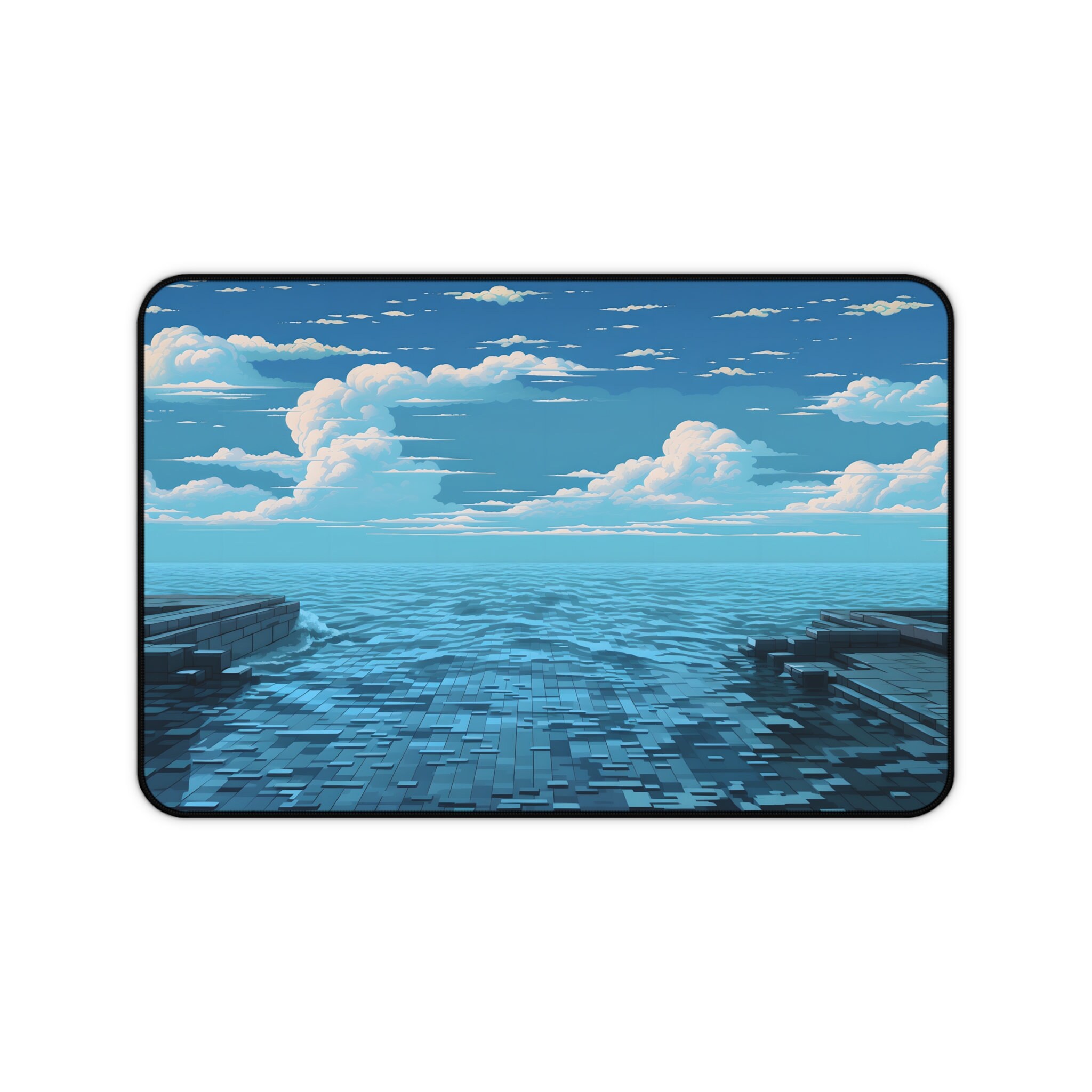 Pixel Art Gaming Mousepad Large Desk Mat Minecraft Art 8 Bit Art