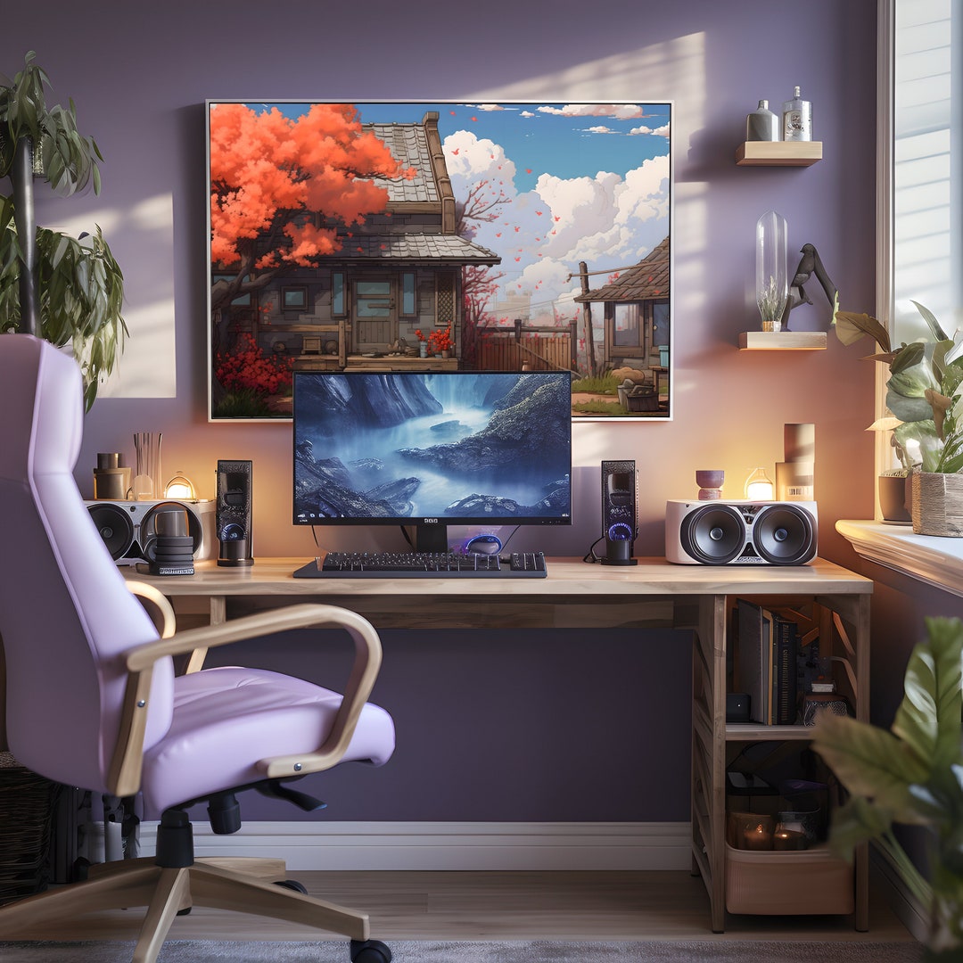 Pixel Art Poster, Windy Day, Tinker Town Collection, 8-bit, Nostalgic ...