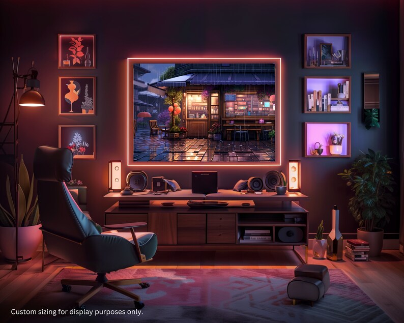 8 Bit Pixel Art Lofi Street Art Print Lofi Art Nostalgic Wall - Etsy