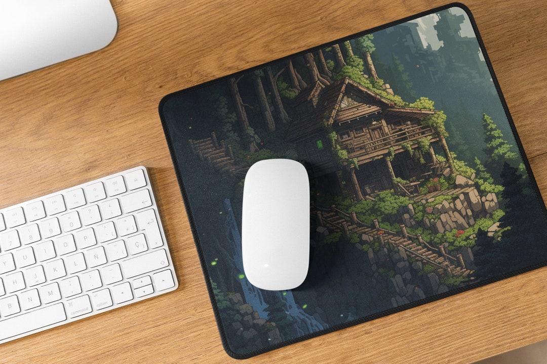 Gaming Mouse Pad, Pixel Art, Gaming Mousepad, Small Desk Mat, Minecraft ...
